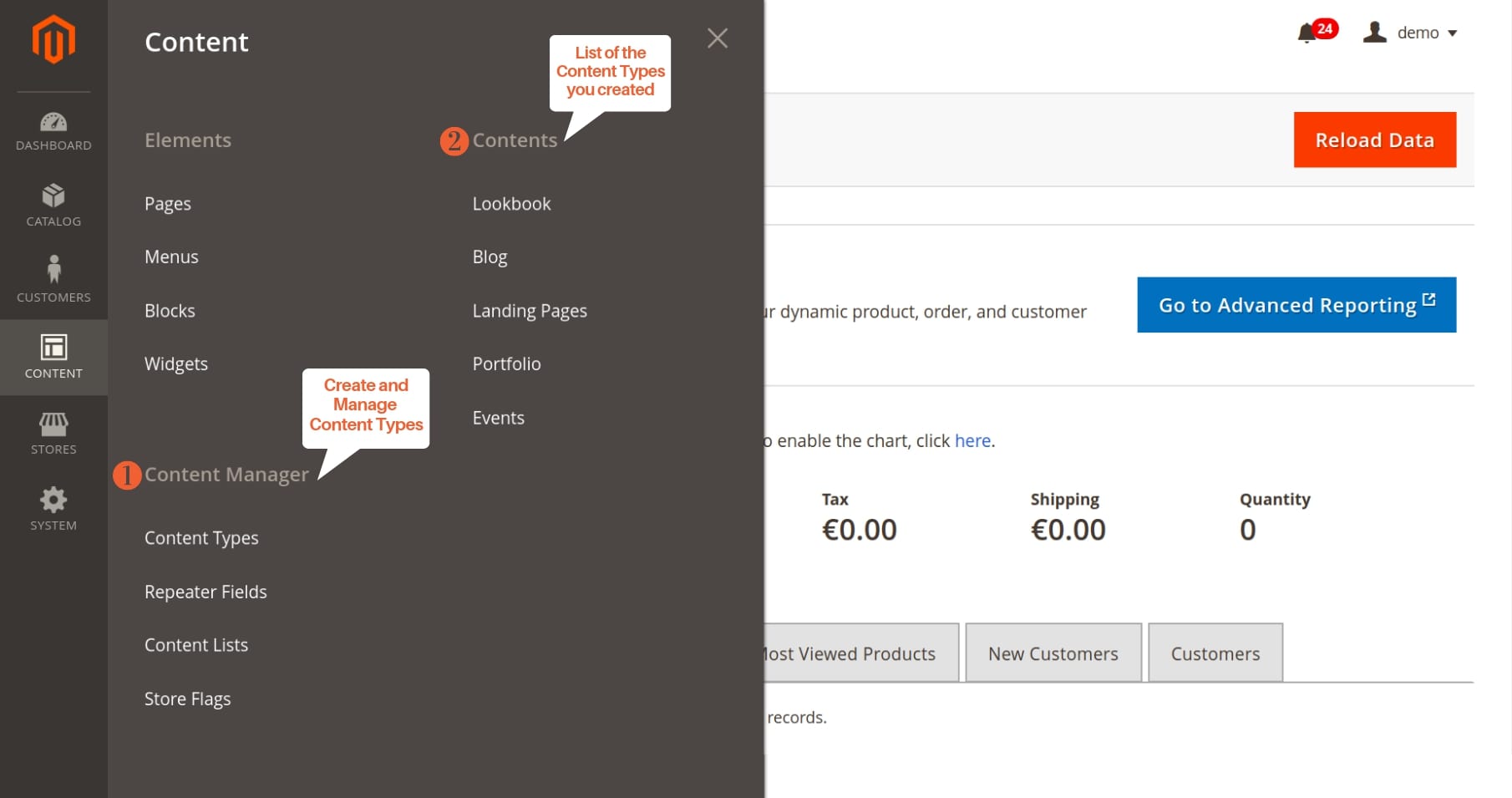 Extension Magento Advanced Content Manager 2